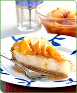 Ricotta cheesecake with fresh peaches | Recipes | WW USA